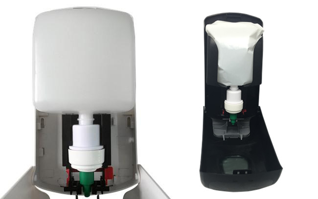 Hotel germ free soap dispenser , touchless soap dispenser wall mount 0.4ml Output