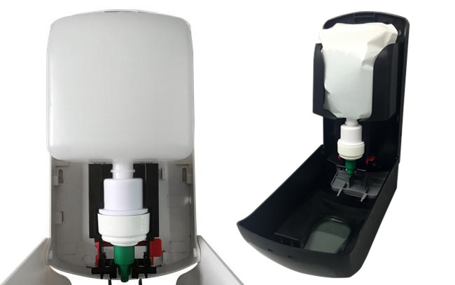 Lockable Manual Liquid Hand Soap Dispenser Wall Mount small liquid soap dispensers With Refillable Cartridge