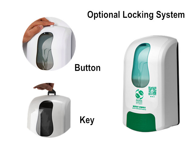 Lockable Manual Liquid Hand Soap Dispenser Wall Mount small liquid soap dispensers With Refillable Cartridge