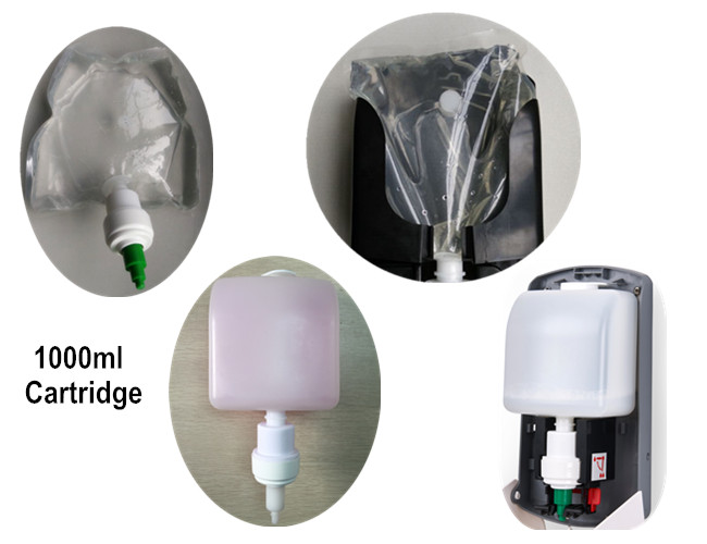 Refillable Hand Sanitizer Wall Mount Dispenser For Public Washroom / Restaurant