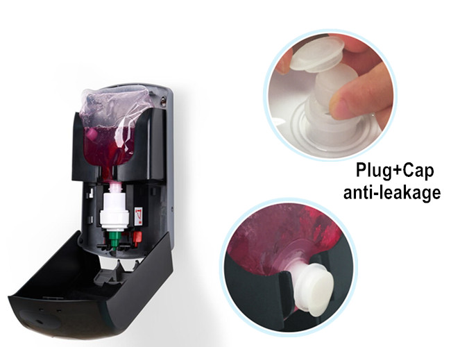 Decorative Refillable Manual Soap Dispenser Commercial With Large Window