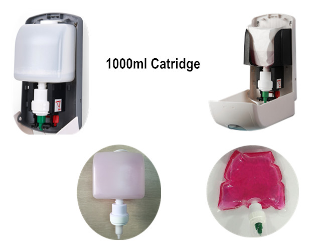 0.8ml Spray Dose Foaming Manual Soap Dispenser With Refillable Bottle