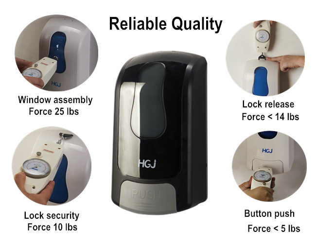 0.8ml Spray Dose Foaming Manual Soap Dispenser With Refillable Bottle