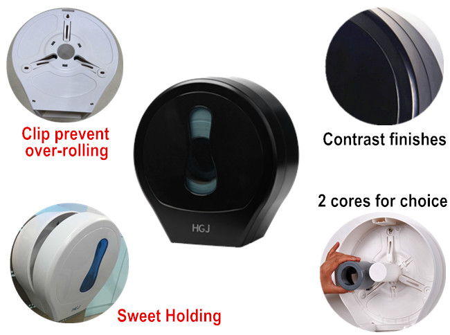 Hospital Hand Pull Jumbo Toilet Roll Dispenser With Large Window