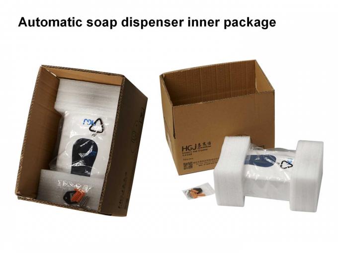 Black Refillable Foaming Wall Mounted Hand Soap Dispenser Commercial
