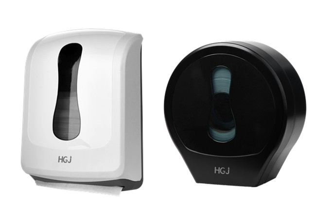 Black Hand Bathroom Paper Towel Dispensers 670 ×560 ×375 mm For Hospital