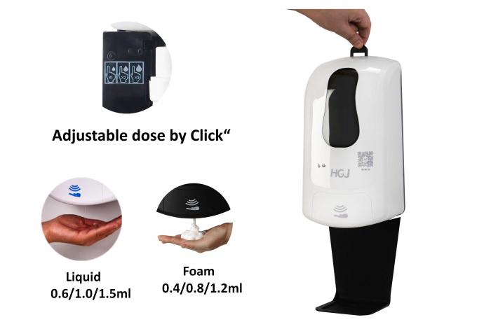800g Automatic Hand Soap Dispenser Commercial , touchless hand soap dispenser With Smokey Window