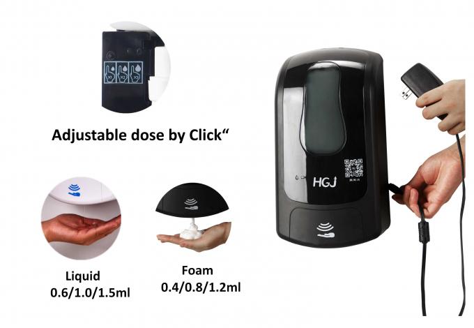 PCT Certification Wall Mounted Automatic Hand Soap Dispenser Power Saving
