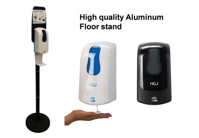 Metal Aluminum Automatic Soap Dispenser Floor Standing In One Carton