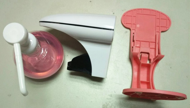 Refillable Automatic Hand Soap Dispenser plastic soap bottle sensor table top