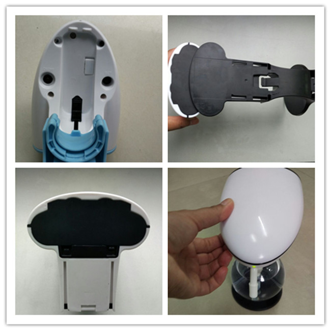 Counter Top Motion Activated Plastic Hand Soap Dispenser with Refillable Bottle