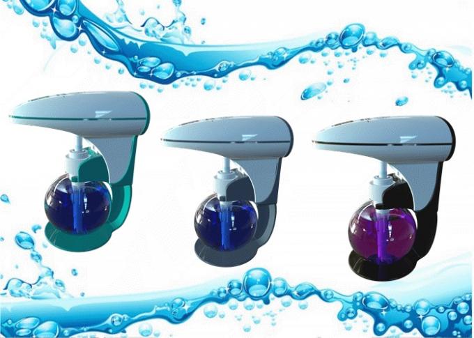 Hand free countertop hand clean foam soap dispenser with refillable bottle