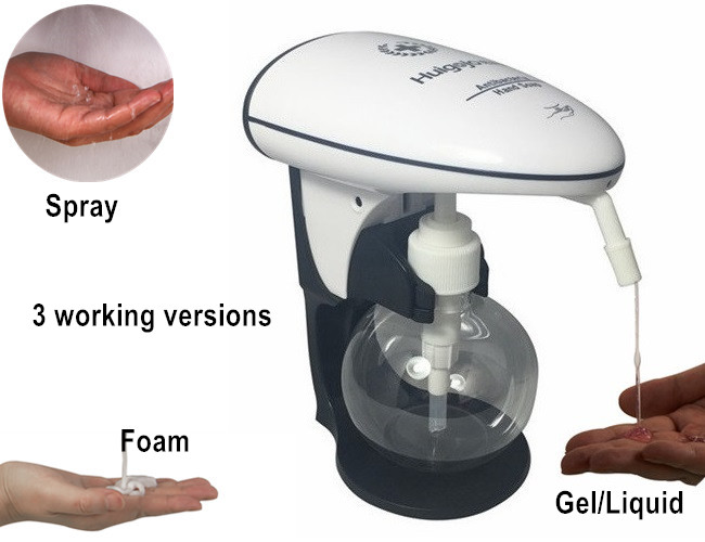 Automatic countertop hand wash water free gel sanitizer dispenser