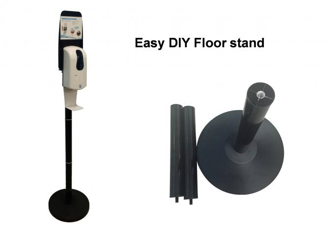 Aluminum Automatic Soap Dispenser Floor Standing In One Carton