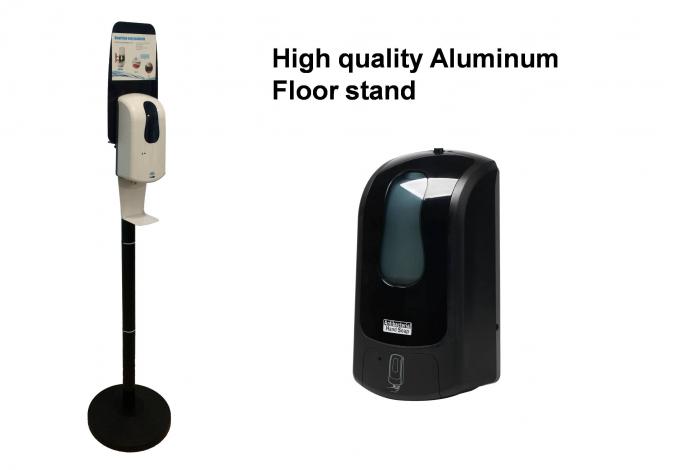 Black Color Free Standing Soap Dispenser Aluminum dia 35cm*7cm
