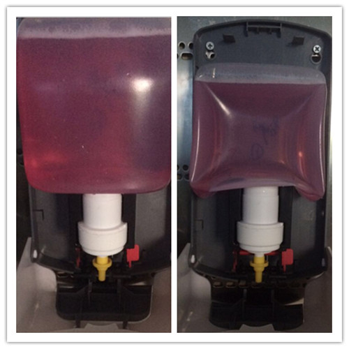 36Oz Surface Mounted Non Refillable Foam Soap Dispenser Plastic Push Button