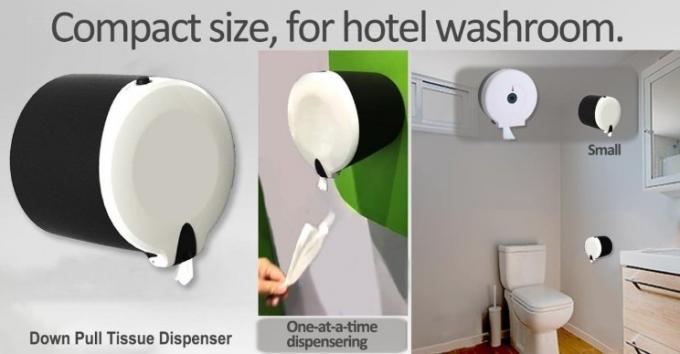 One-at-a-time dispensing Down Pull Tissue Dispenser