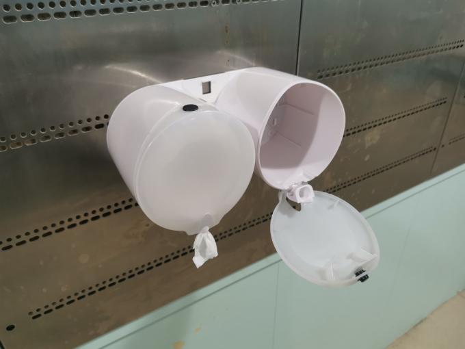 Twins toilet tissue dispenser.