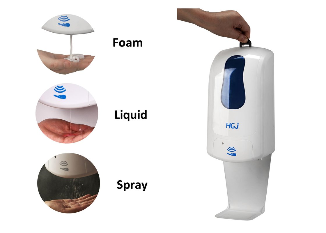 1L Motion Sensor Bathroom Hand Soap Dispenser  For Foam Liquid Spray