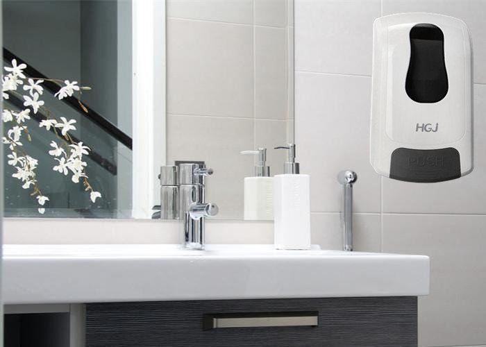 1000ml Wall Mount Bathroom Hand Soap Dispenser , battery operated hand soap dispenser with Refillable Bottle