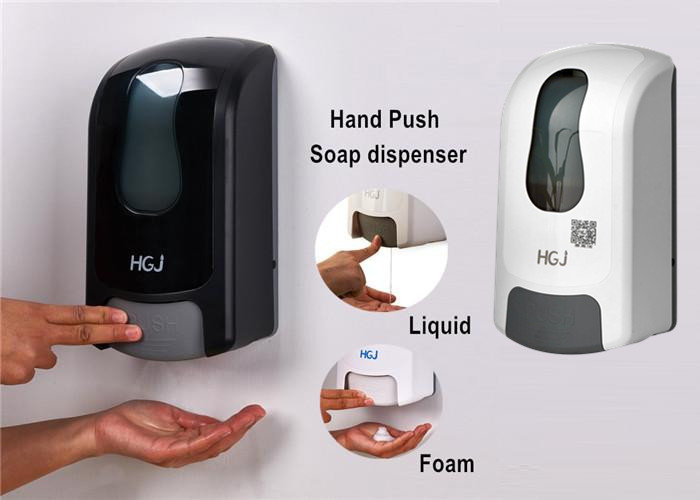 Hand Wash Liquid Dispenser Black  Wall Mounted Soap Dispenser For The Home