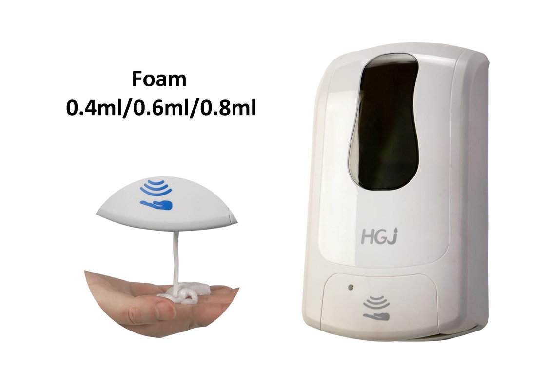 4Pcs C Battery Refillable Foaming Hand Soap Dispenser ,  278H ×154L× 100D mm foam hand wash dispenser