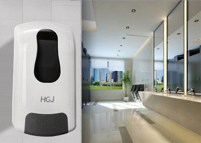 Refill Bottle Liquid Wall Mounted Soap Dispensers , Bathroom Adjustable Dose liquid motion soap dispenser