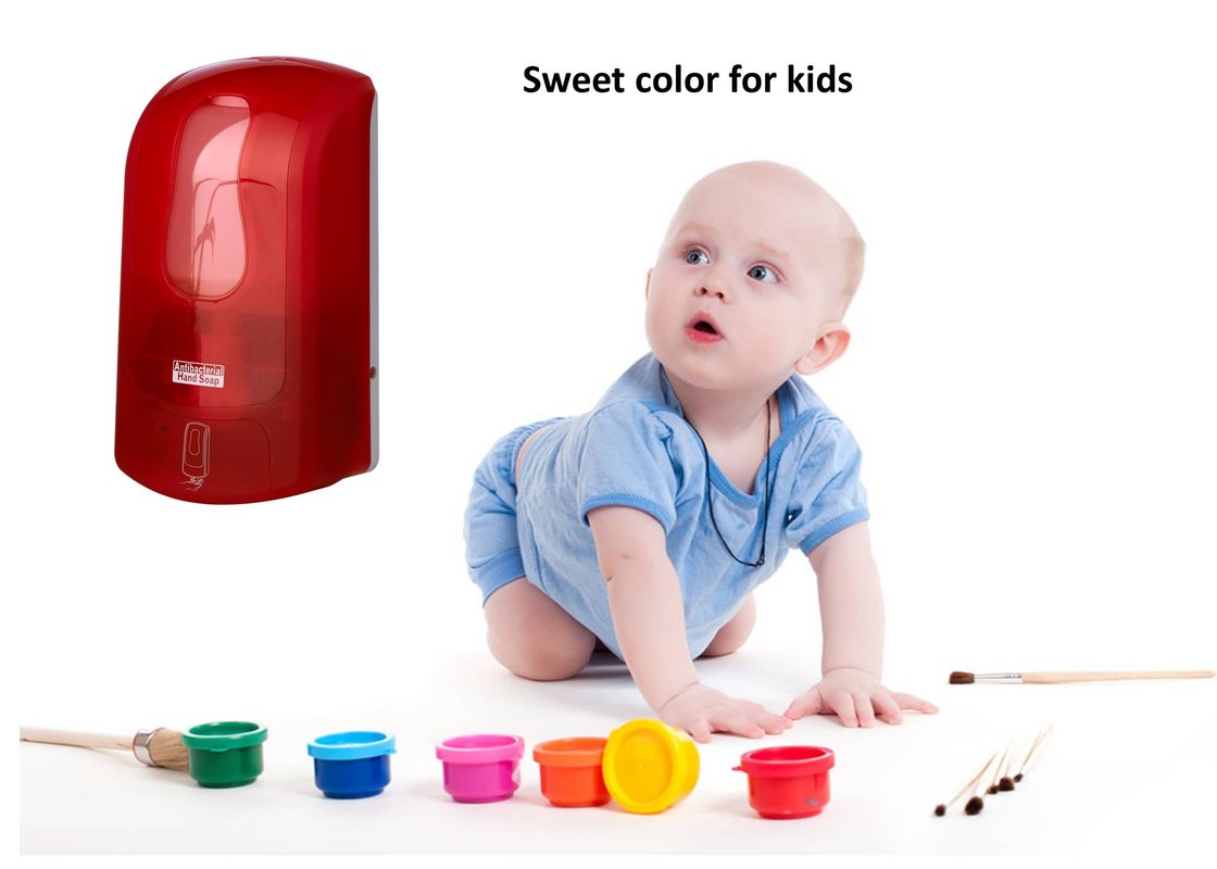 Wall Mounted Motion Sensor Hand Soap Dispenser , spray soap dispenser For Kindergaten Children