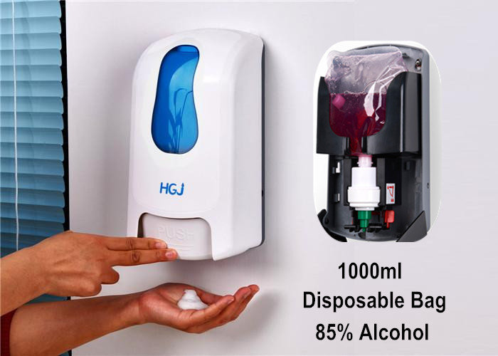 1 Liter Patent design adjustable dose ADA compliant foam soap dispenser with big window