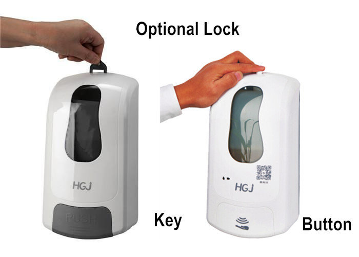 Key Or Button Lockable Manual Soap Dispenser Wall Mount washroom soap dispenser