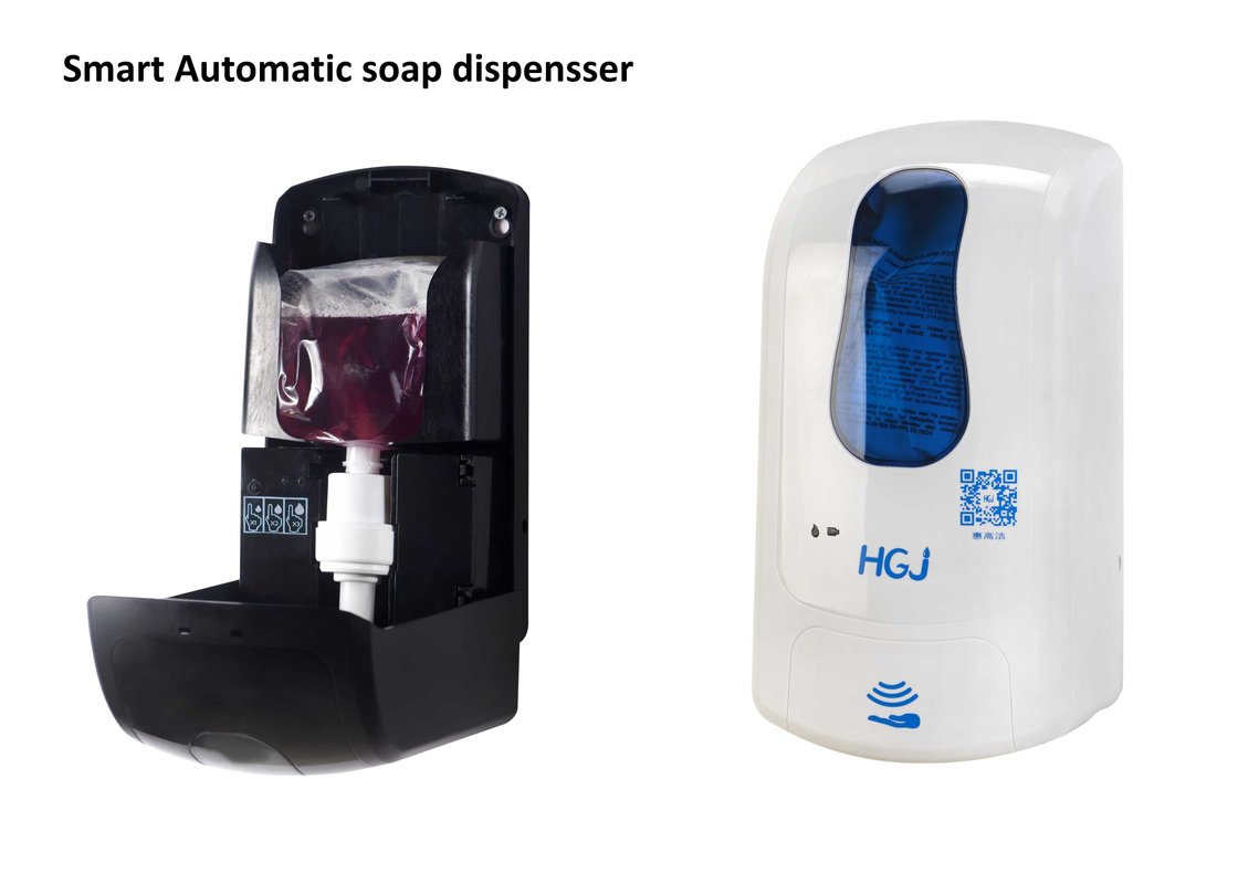 1L foam antibacterial hand sanitizer Dispenser White Empty Touchless Foam Hand Sanitizer Used In Hospitals