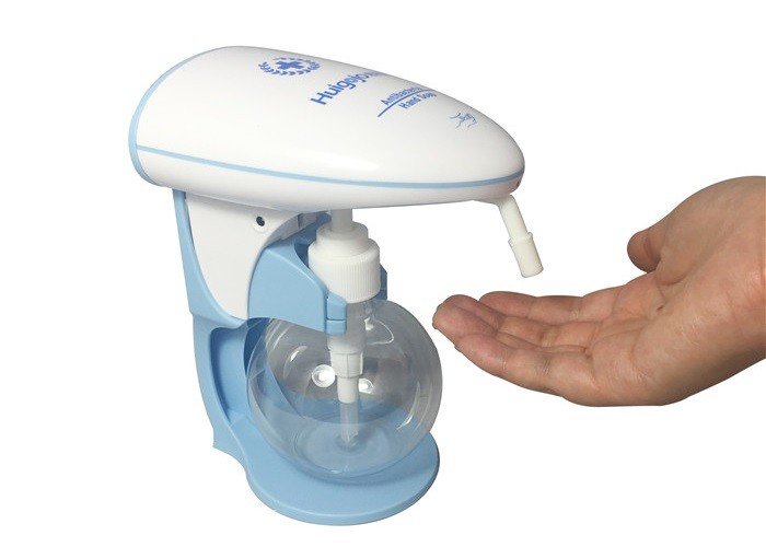 Small size colorful dose adjustable desktop sensor hand sanitizer gel soap dispenser
