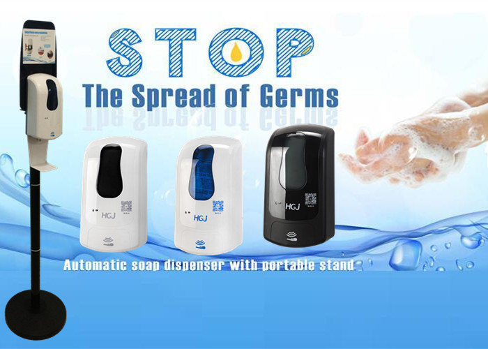 1000ML One Off Bag Touch Free Hand Soap Dispenser Automatic Floor Stand