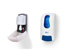 Kitchen Decorative Commercial Wall Mounted Soap Dispenser Vertical Push Button