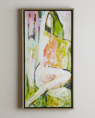 handpainted character figure oil painting
