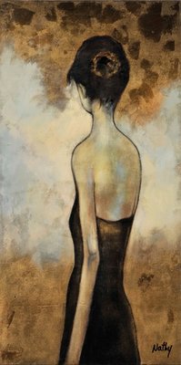 modern figure art oil painting on canvas