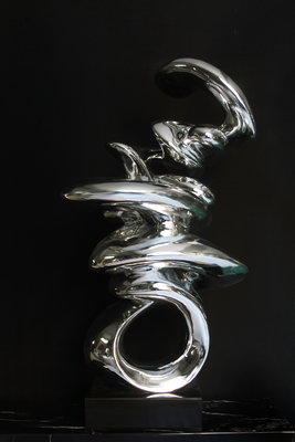 modern electroplating resin sculpture,plating sculpture