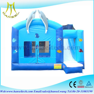 Hansel large giant commercial rental use inflatable bouncy castle slide combo