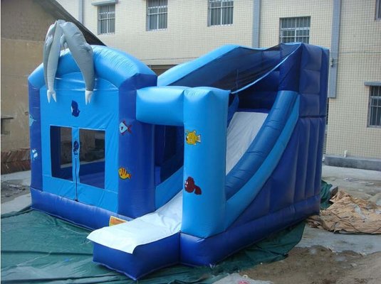 Hansel large giant commercial rental use inflatable bouncy castle slide combo