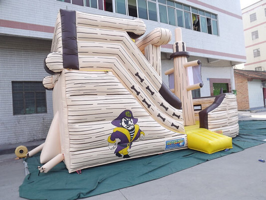 Hansel Beautiful pirate ship Inflatable Bouncy Castle Bouncer for Sale