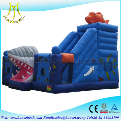 Hansel large giant commercial rental use inflatable bouncy castle slide combo
