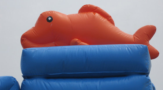 Hansel Top Quality PVC Material Birthday Cake Inflatable Bouncer Jump Castle for Party