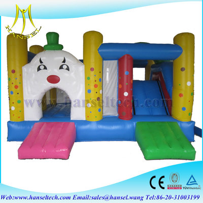 Hansel Hot Selling Sea World Inflatable Mini Bouncer with Obstacle for Kids