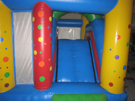 Hansel Hot Selling Sea World Inflatable Mini Bouncer with Obstacle for Kids