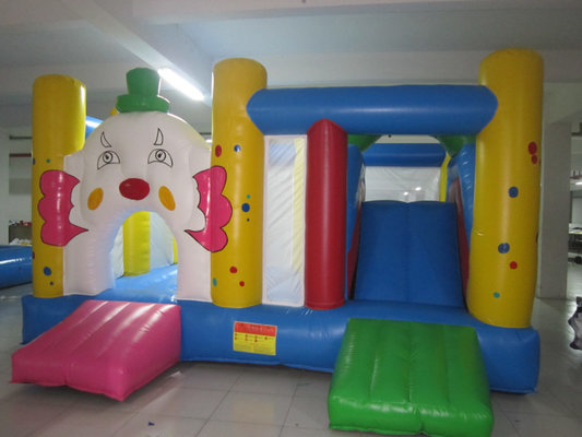 Hansel Cute New Design Clown Inflatable Mini Bouncer for Kids