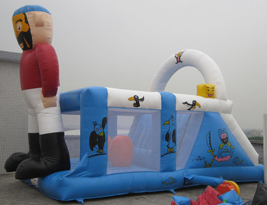 Hansel Outdoor Commercial Inflatable Bouncer with Slide Made in China