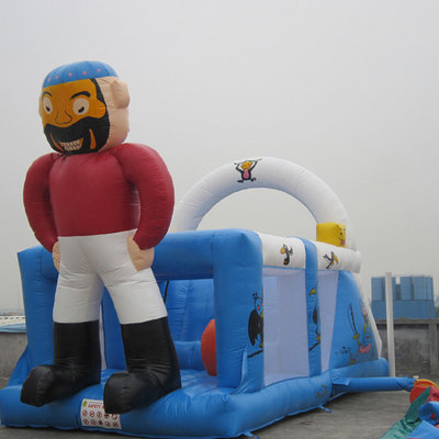 Hansel Outdoor Commercial Inflatable Bouncer with Slide Made in China