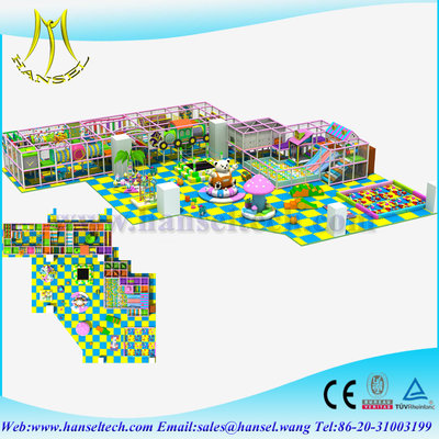 Hansel indoor playground equipments indoor soft play slides amusement park games factory