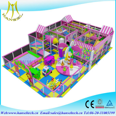 Hansel  plastic playground equipment for amusement indoor and  outdoor