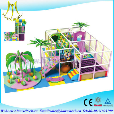 Hansel good sell soft playground indoor play structure or outdoor